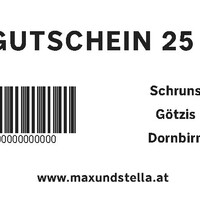 Gutscheine von Max und Stella
